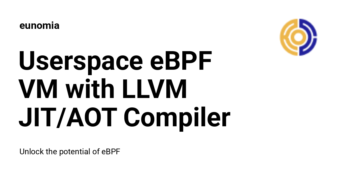 Userspace Ebpf Vm With Llvm Jitaot Compiler Eunomia